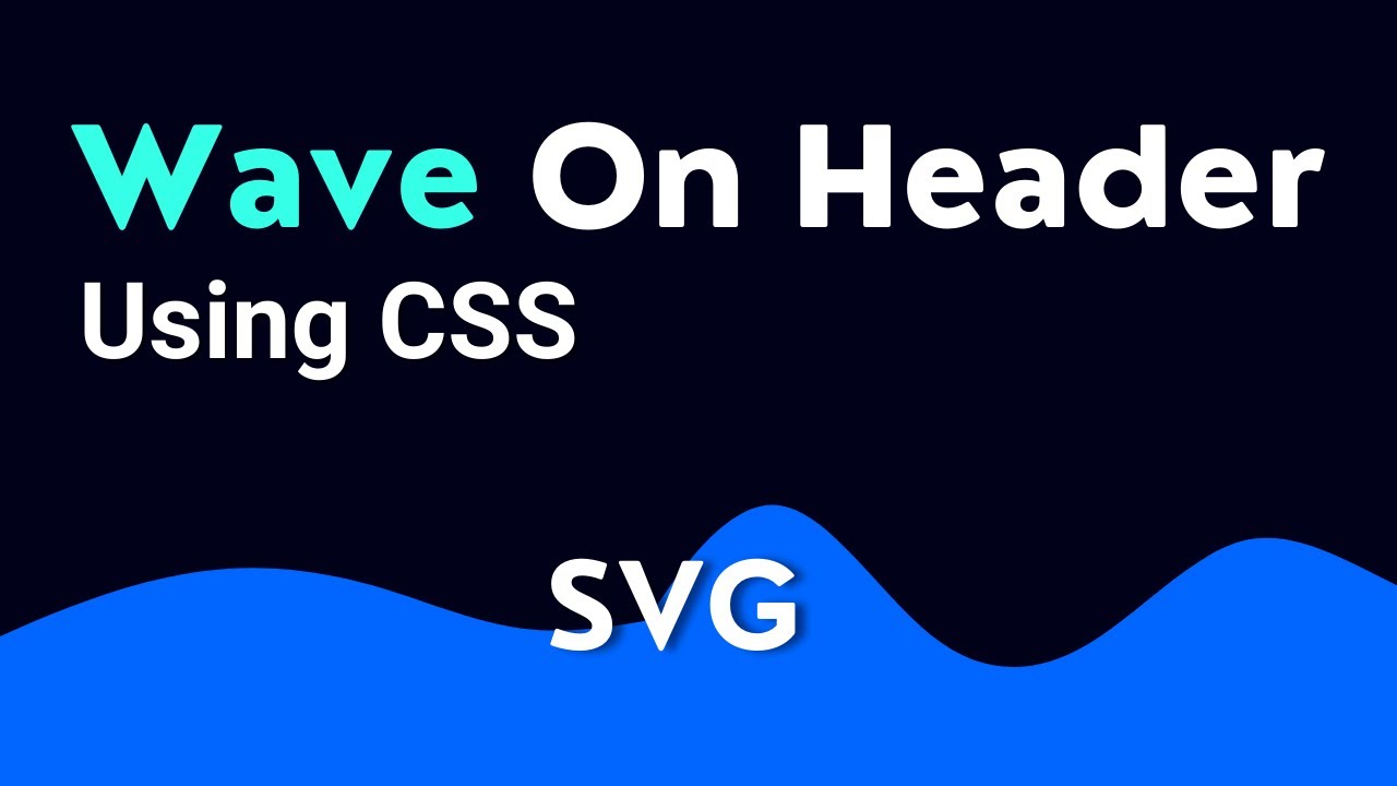 UI Trending CSS Wave Header/Background | Best SVG Tool | CSS Tutorial | FrontendDUDE