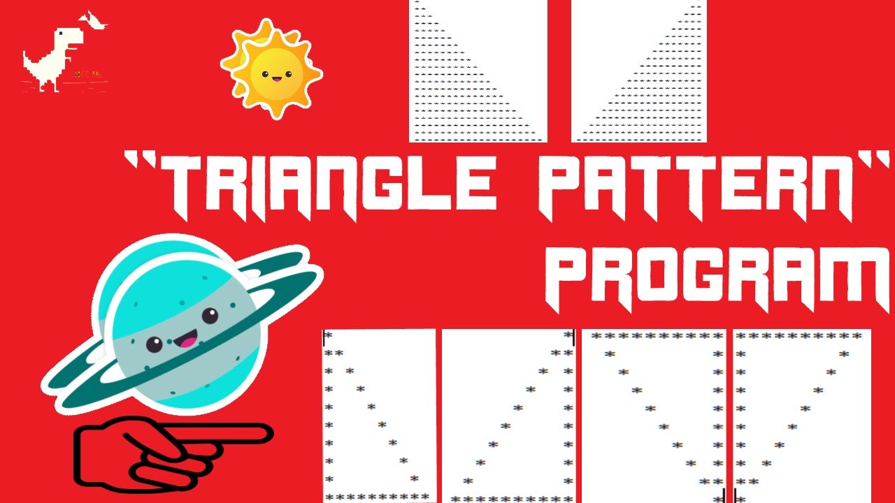 #9 - Java Program To Print Different Star Pattern | Triangle Pattern | Star Pattern | Coding Rail