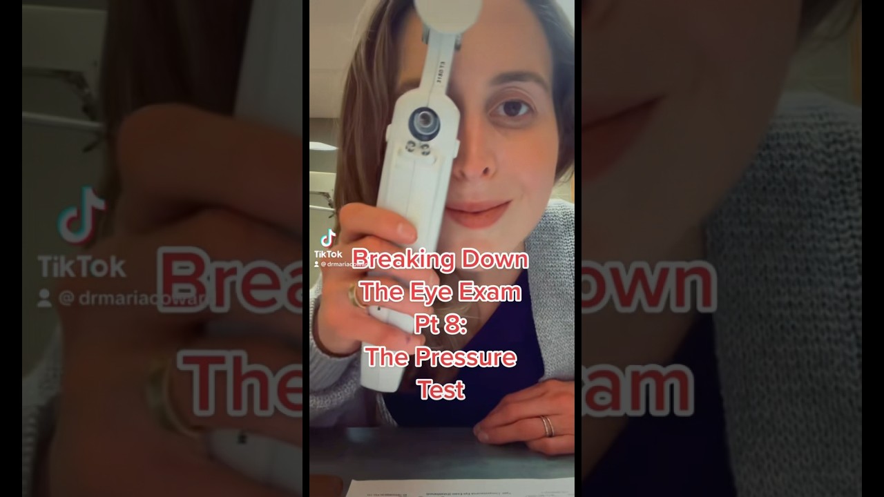 Breaking Down the Eye Exam Part 8: The Pressure Test #eyes