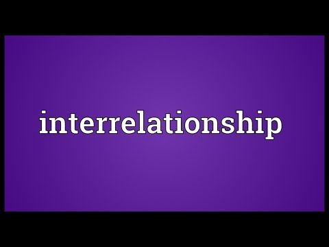 Interrelationship Meaning