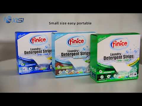 ultra-concentrated laundry detergent sheets hypoallergenic laundry strips degradable