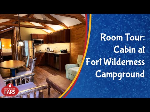 Fort Wilderness Campground - Cabin Tour - Room Tour