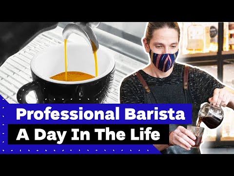 What does BARISTA ACTUALLY do at work? A day in the life of a barista!