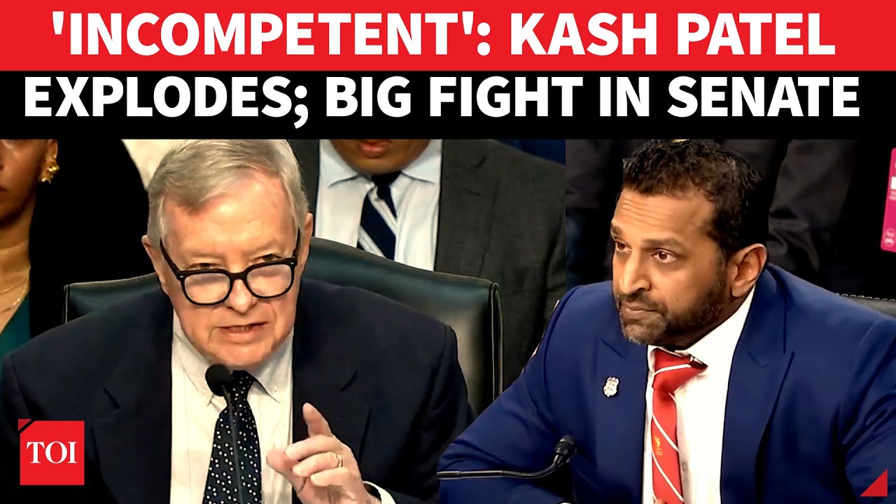 'Shut Up, You Incompetent': Kash Patel Explodes; Senator Dublin Corners Him On Charlie Kirk Probe