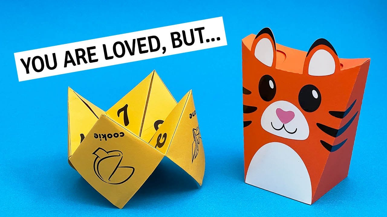 Paper Fortune Teller - How to Make and Play - Free Printable PDF Pattern - Design Your Own