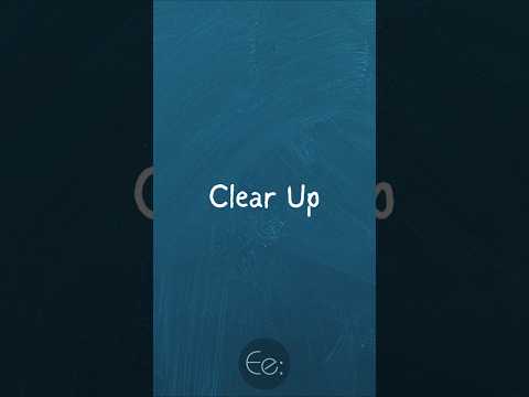 Clear Up 🌤️ What Does It Mean? #english #phrasalverbs #phrases #expression #meaning #esl #tips