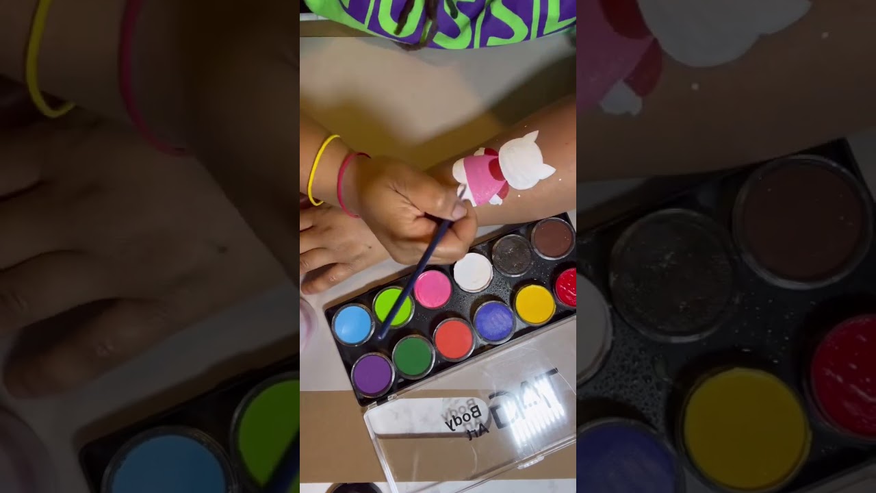 Simply & Easy Quick Face Paint Arm Design