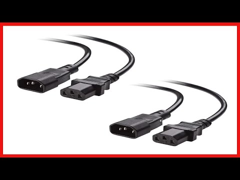 Great product - Cable Matters 2-Pack Computer to PDU Power Extension Cord, Power Extension Cable 3