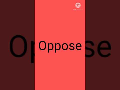 Oppose meaning in telugu and english#short