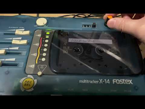 [Rare] Fostex X14 Vintage Analog 4 Track Cassette | Reverb