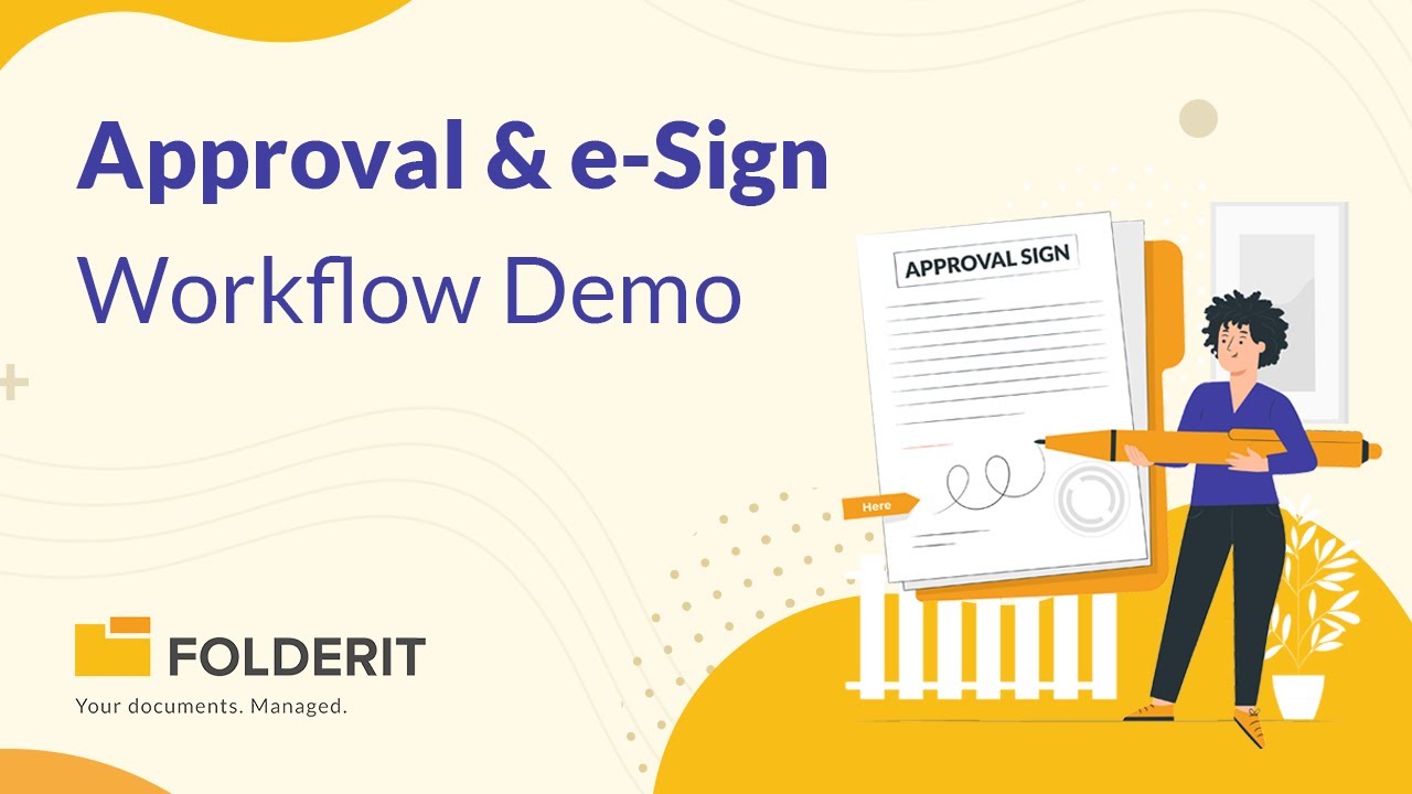 Approval and e-Sign Workflows in Document Management System Folderit