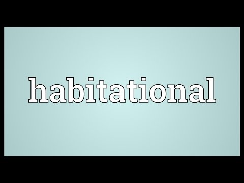 Habitational Meaning
