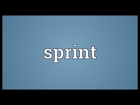 Sprint Meaning