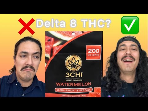 DO DELTA 8 EDIBLES GET A STONER HIGH? 3CHI WATERMELON GUMMIES!