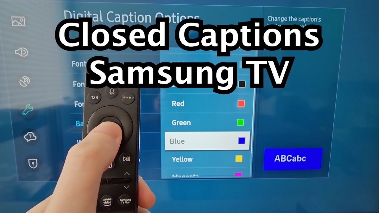 How to Turn On Subtitles on Samsung Smart TV!