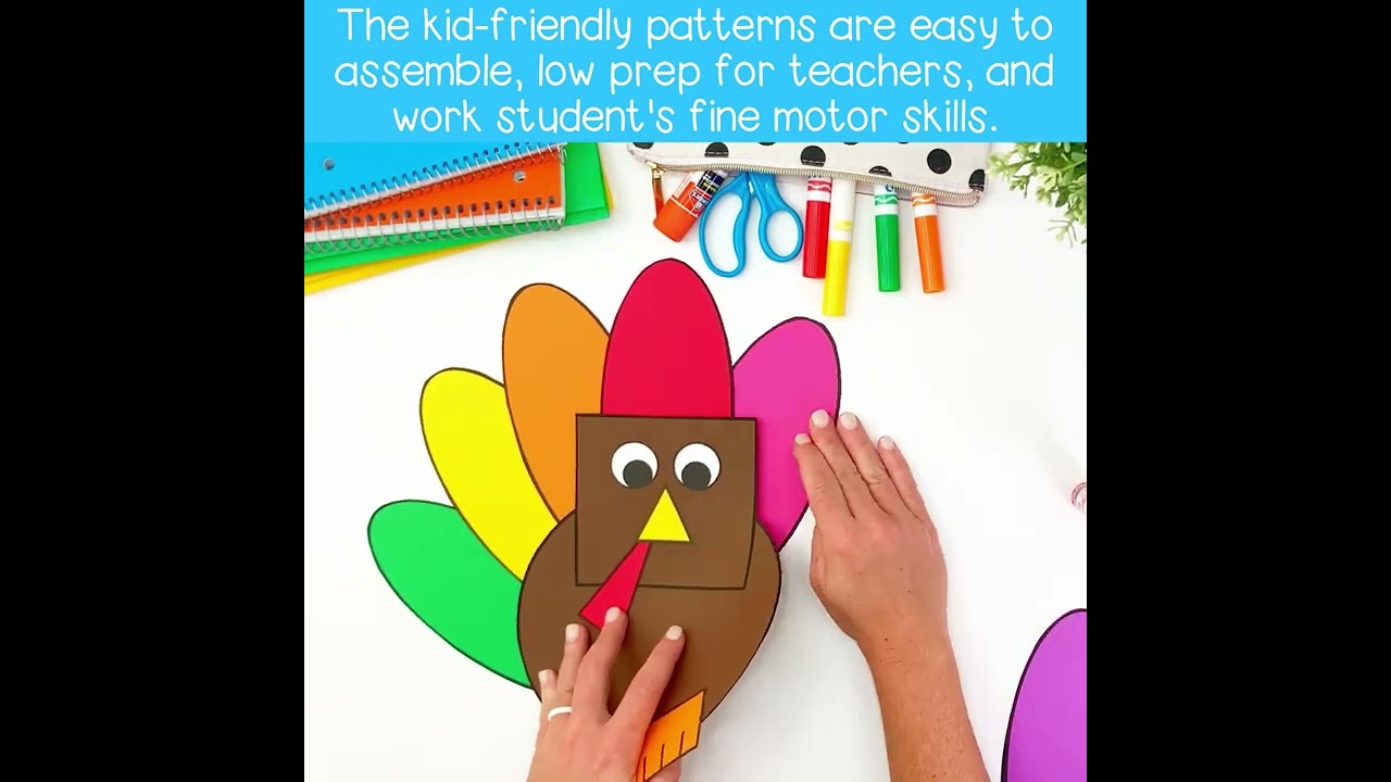 Shape Turkey Craft Activity