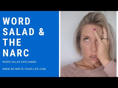 WORD SALAD NARC Tactic 101 {Crazy Talk Explained!}