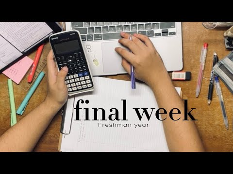 final week as freshman | study for exam UKM | college diaries #7