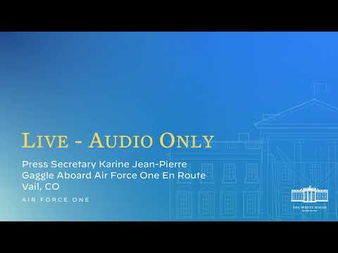 Press Gaggle: Karine Jean-Pierre Holds a Press Briefing on Air Force One - October 12, 2022