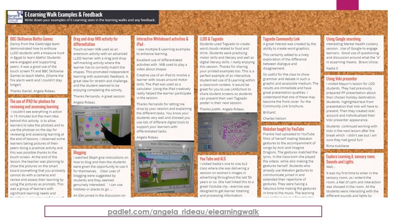 E-Learning Standards: Gold Silver and Bronze within the classroom