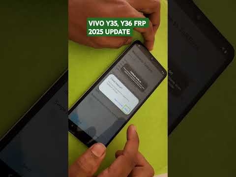Vivo Y35, Y36 frp bypass latest update 2025