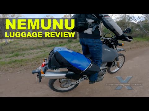 Nemunu 'throw over' luggage bag review for adventure riding︱Cross Training Adventure