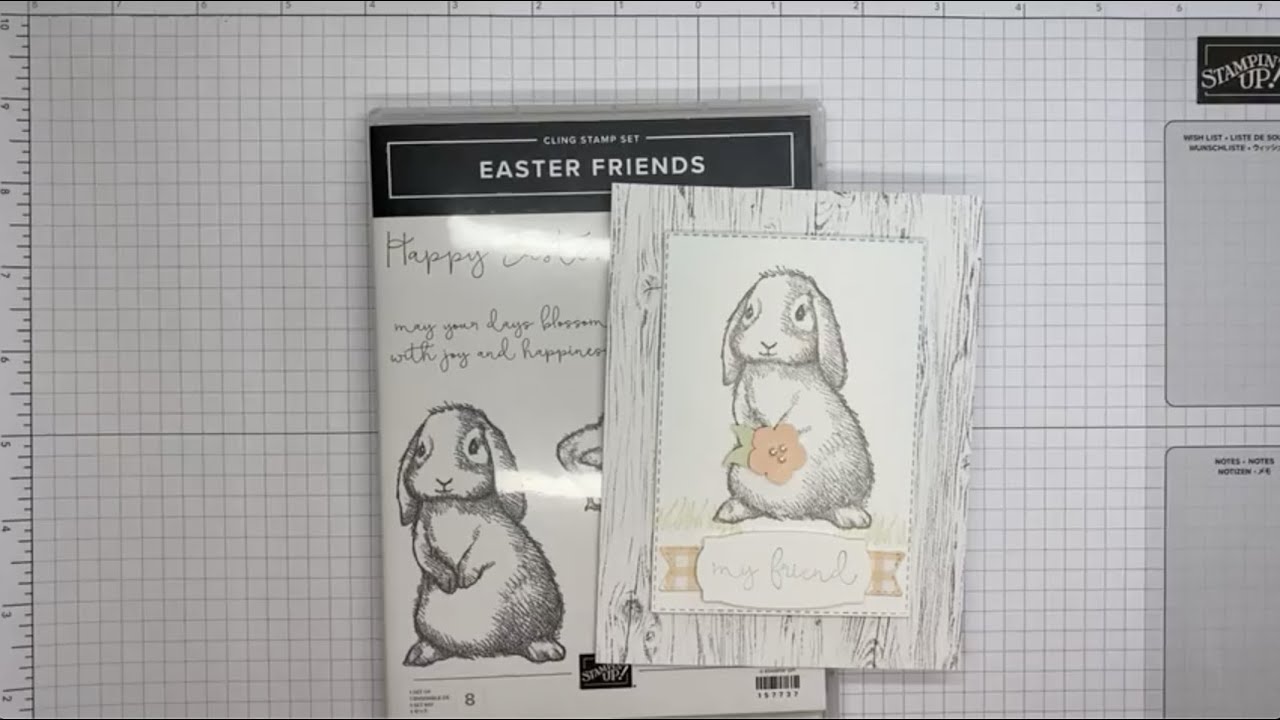 Stampin’ Up! Easter Friends Bunny Card Tutorial