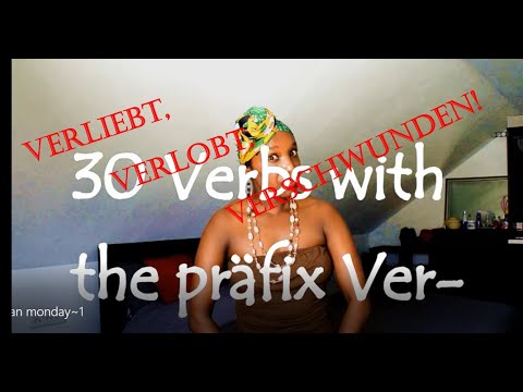 30 Words with the prefix VER- / #germanmondays