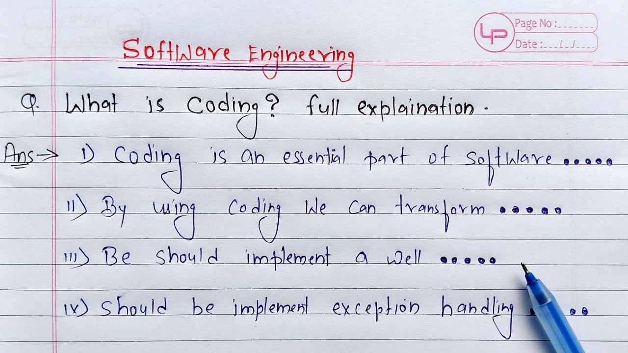 coding standard in software engineering | Learn Coding