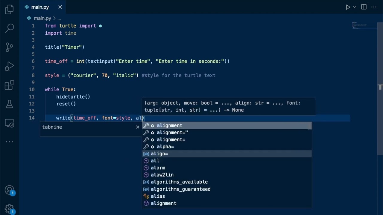 How to Make a Timer with turtle in python | Not so Pro Python Tutorials