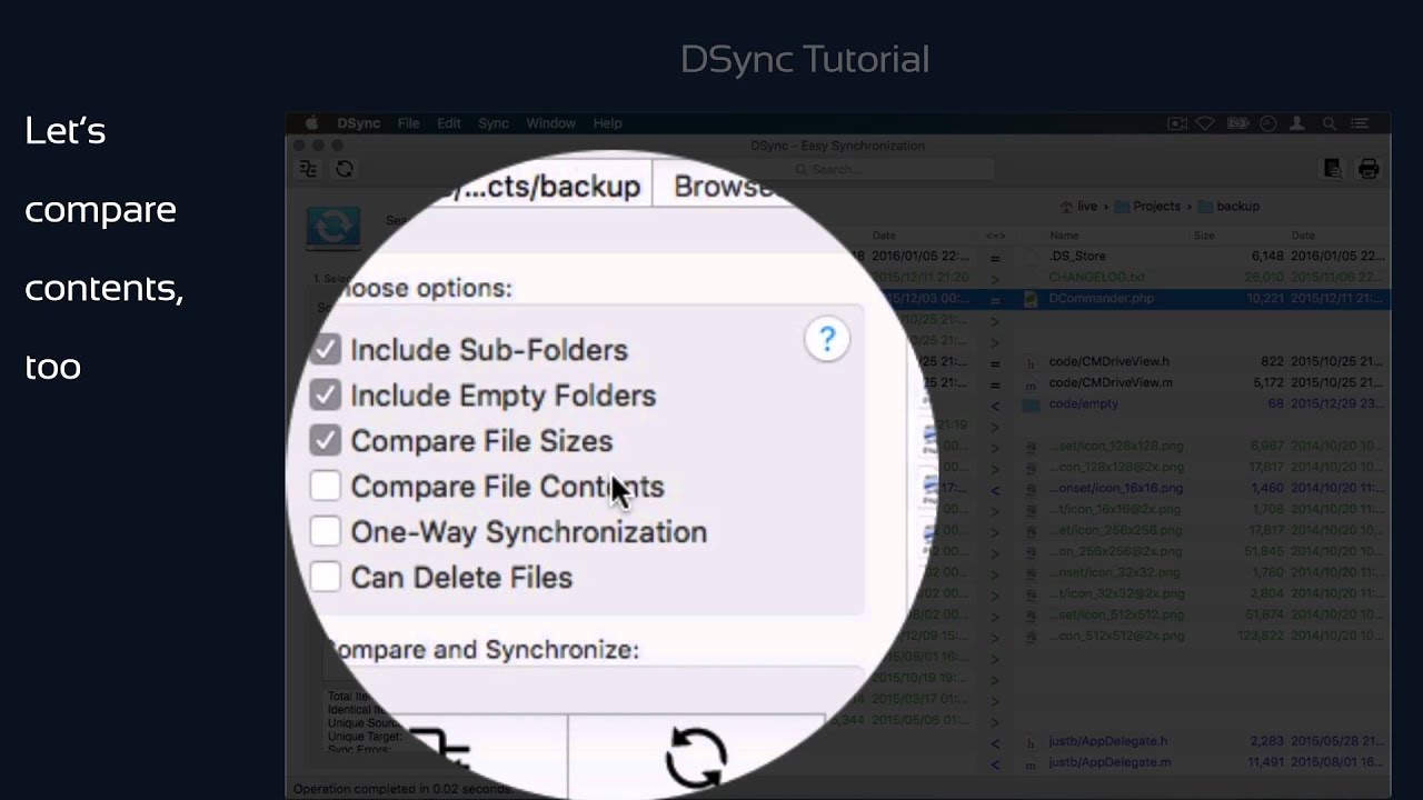 DSync - Easy Synchronization for Mac