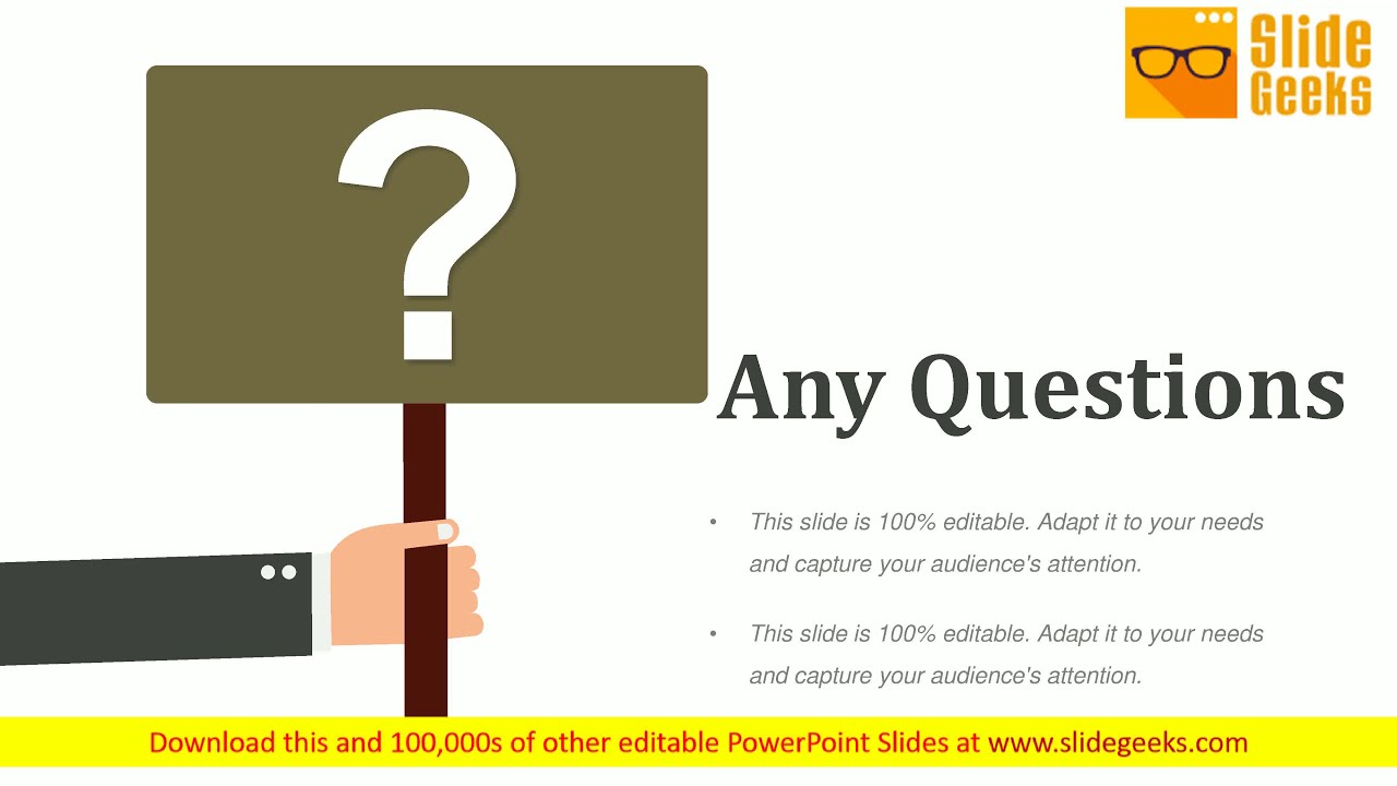 Any Questions Ppt Powerpoint Presentation Slides Design Templates