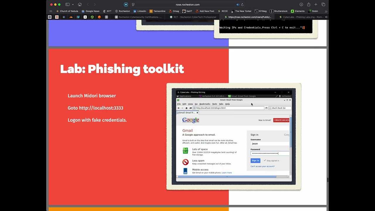 Rocheston Cyber Quest - Phishing Attacks