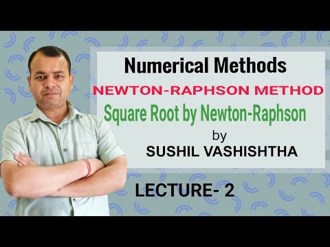 Square Root by Newton-Raphson Method