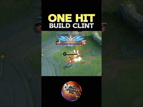 😱 WATCH THIS - BEST BUILD CLINT 2024❓(ONE HIT) ~ MLBB 🔥 #mobilelegends #onehitbuild #clint #shorts