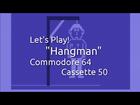 Hangman (Commodore 64 Cassette 50 Game 16)