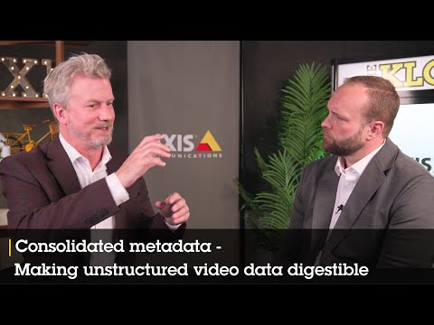 Consolidated metadata - making unstructured video data digestible