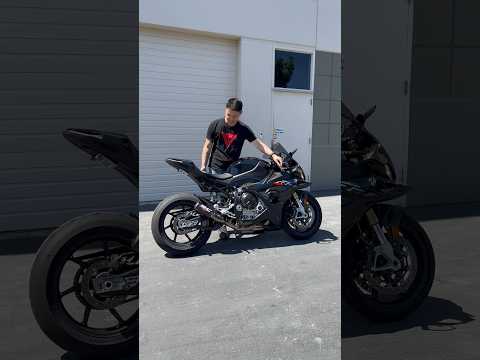 BMW S1000RR full exhaust system by Akrapovic and SC Project #motorcycle #bmw #bmws1000rr #s1000rr