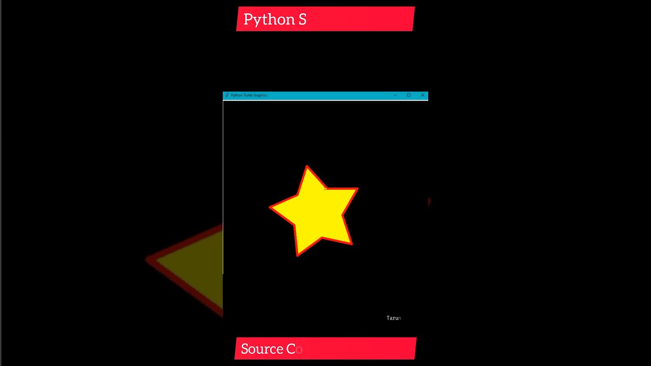 Python Turtle Full Tutorial | Star Code In Python Turtle | Code With Python Turtle