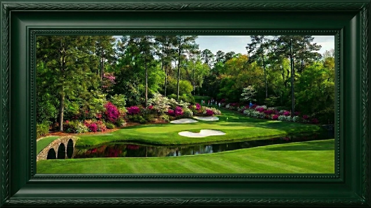 It's Masters Week! Here's a Beautiful Golf Course Screensaver | wallpaper | and 4K Frame TV Art