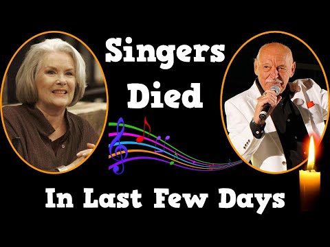 15 Singers and Musicians Who Died Recently in Last Few Days, December 2021
