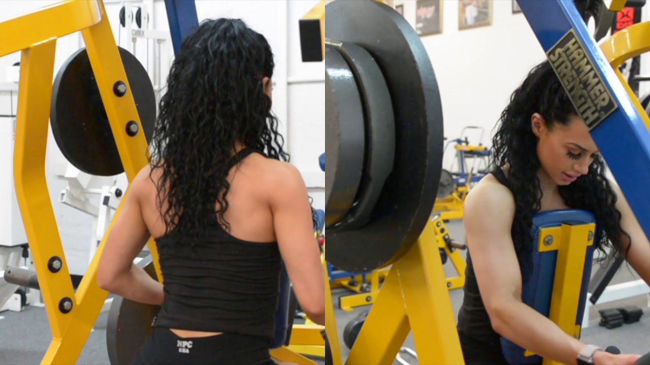 IFBB Bikini Pro Jennifer Dorie Back Training 3 weeks out from the 2019 Arnold Classic