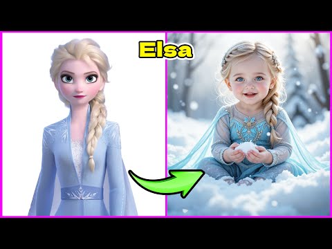 Frozen 1 & 2 Characters As BABY ❄️ + Guess the Voice Quiz + Their Favorite Things!