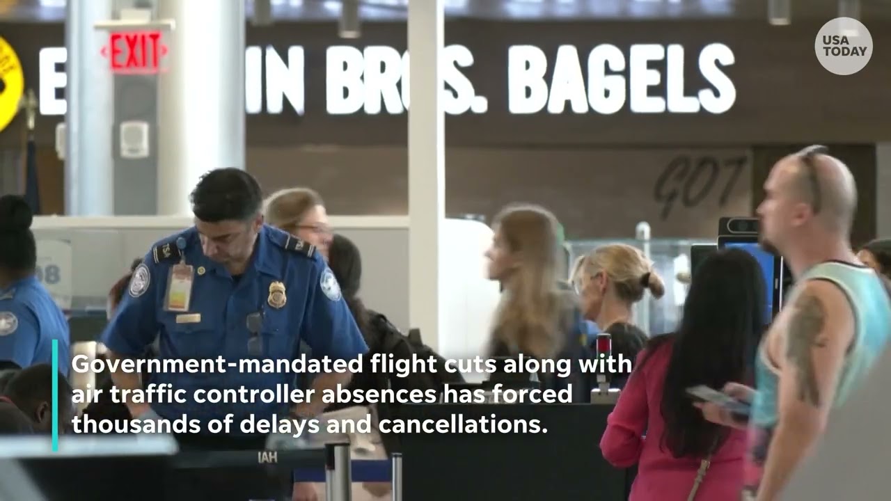 Flight delays top 10,000 as FAA reductions disrupt travel