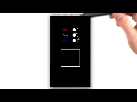 Learn Intro Switches for the Color Maker App UIKit Fundamentals - Mind Luster