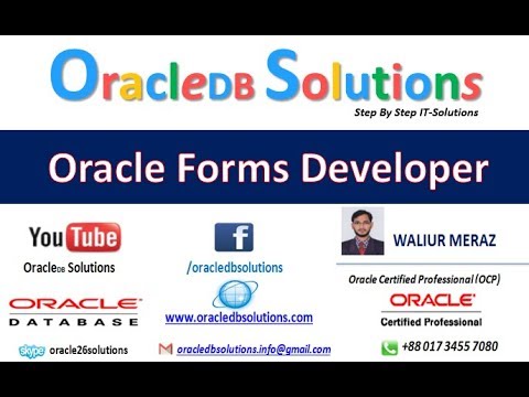 Oracle Forms || How To Create PL/SQL Library -30