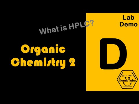 Organic Chemistry Lab Demo: HOW TO USE AN HPLC INSTRUMENT
