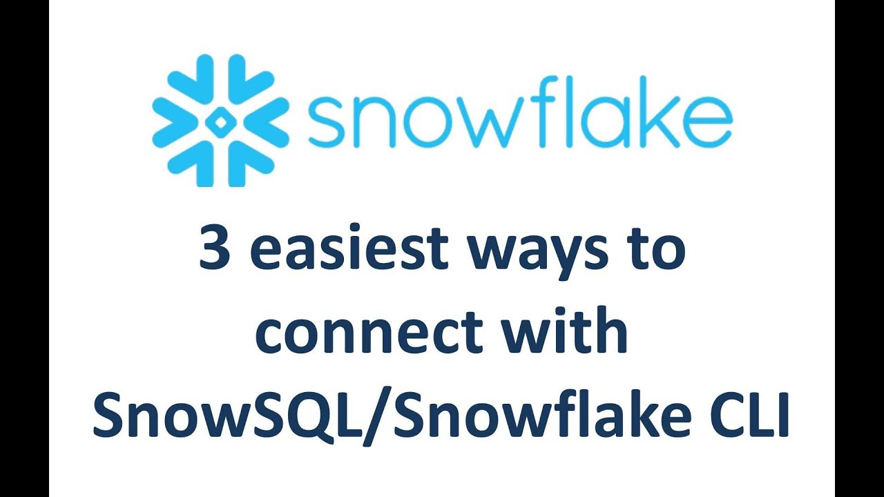 How to configure Snowflake CLI? #Snowflake #SnowflakeCLI #Snowsql