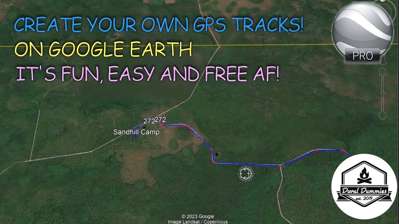 Create Your Own GPS Tracks Using Google Earth FOR FREE!!!