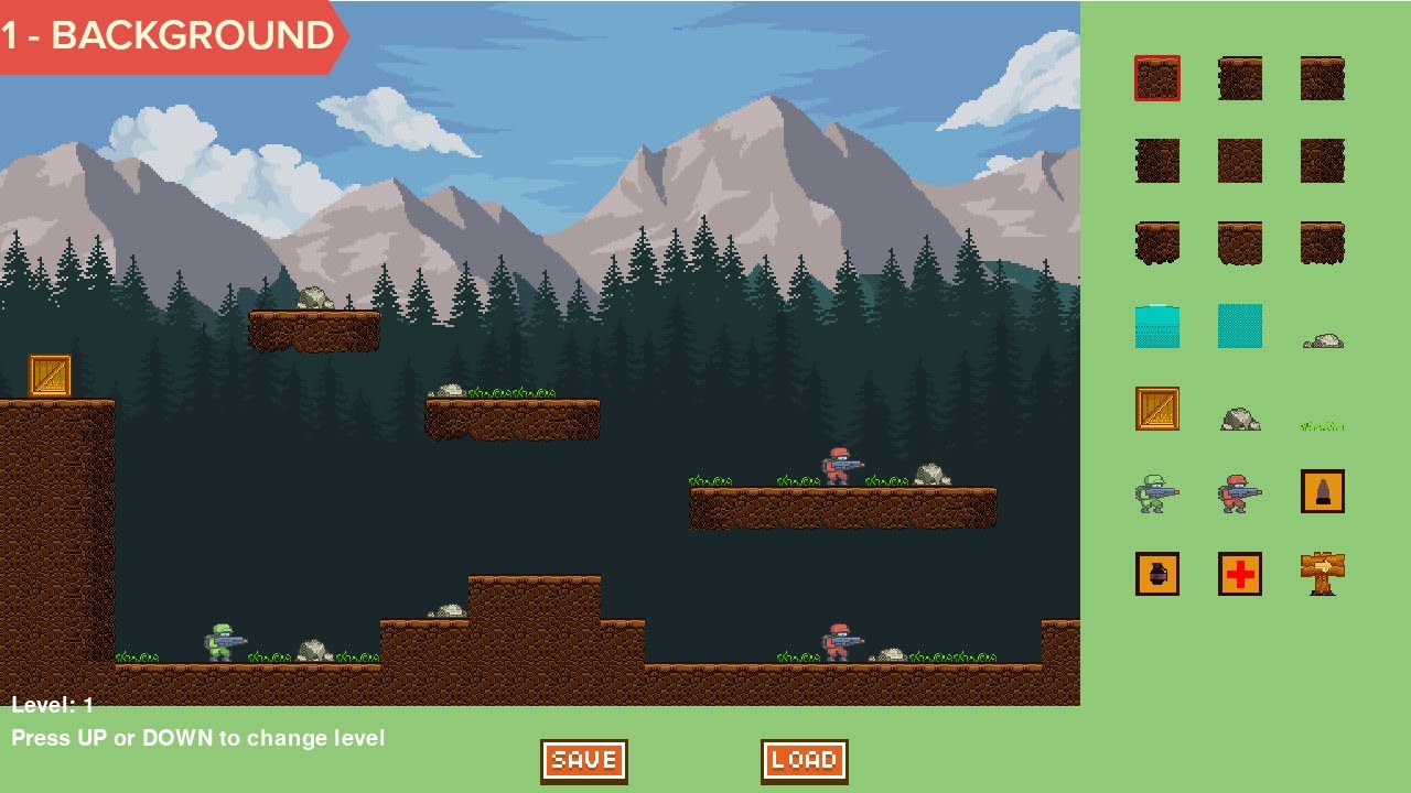 PyGame Level Editor Using Tilemaps in Python - Tutorial | Part 1 - Initial Setup and Background